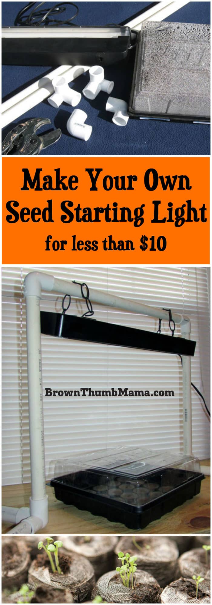 DIY Seed Starting Light - Brown Thumb Mama®