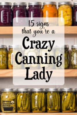 15 Signs That You’re a Crazy Canning Lady - Brown Thumb Mama®