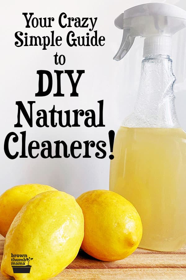 Your Crazy Simple Guide to DIY Natural Cleaning - Brown Thumb Mama®